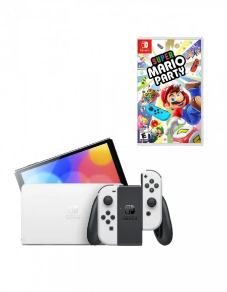 Konzola Nintendo Switch OLED Model White + Super Mario Party