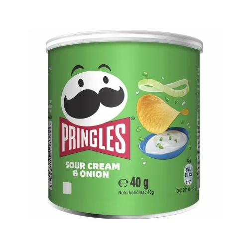 PRINGLES ČIPS PAVLAKA I LUK 40G