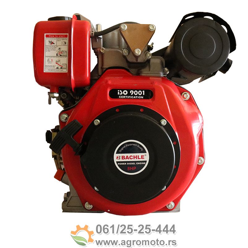 Dizel Motor ugradni 178F 296cm³ 8 KS konus