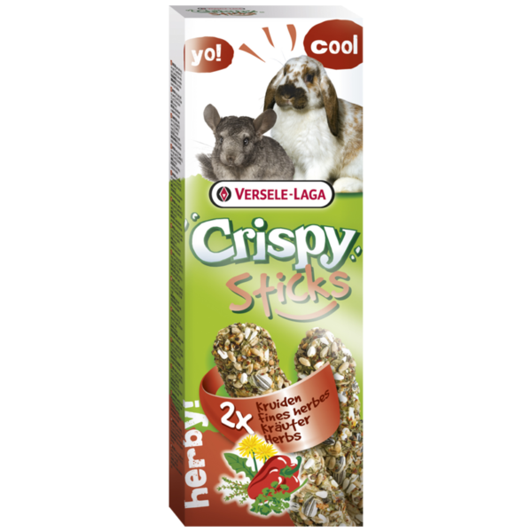 Versele Laga Crispy sticks- 2 sticks rabbits & chinchila herbs110gr