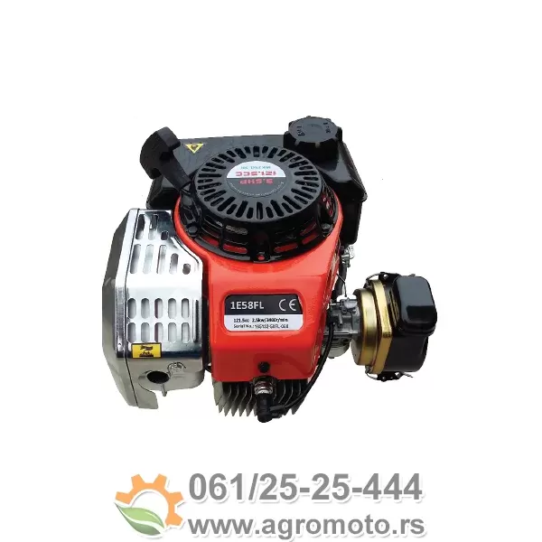 Motor ugradni za kosilice dvotaktni 1E58FL 121,5 cm³ 3,5KS