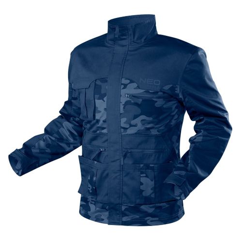 NEO TOOLS Bluza Camo Navy XXXL