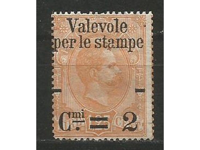 Italija,Paketska 2c/1.25L 1890.,čisto