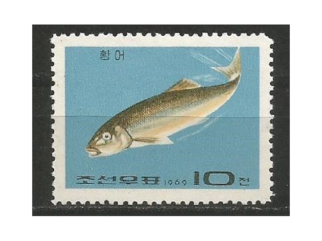 Severna Koreja,Fauna-Ribe 10 Ch 1969.,čisto