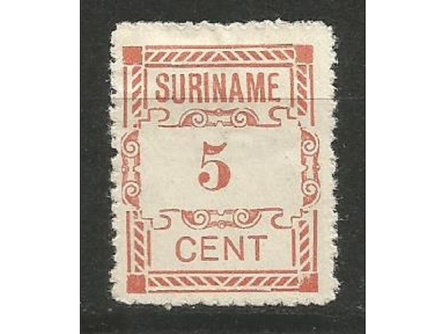 Surinam,Redovna 5 c 1912.,čisto