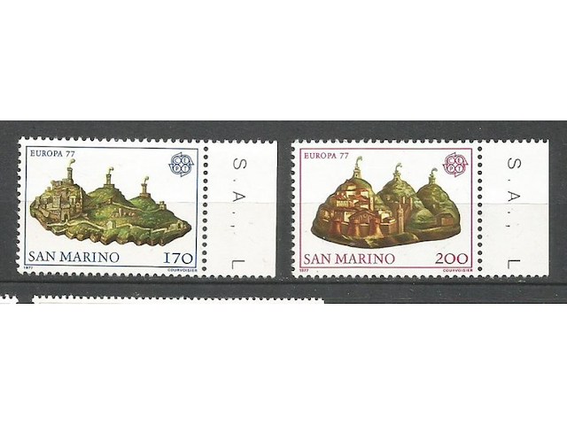 San Marino 1977. EVROPA CEPT cista serija