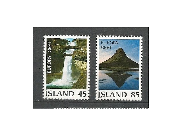 Island 1977. EVROPA CEPT cista serija