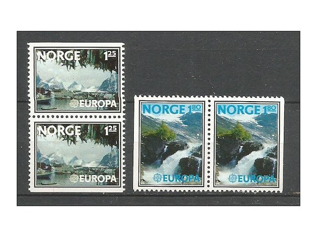 Norveska 1977. EVROPA CEPT cista kompl.serija