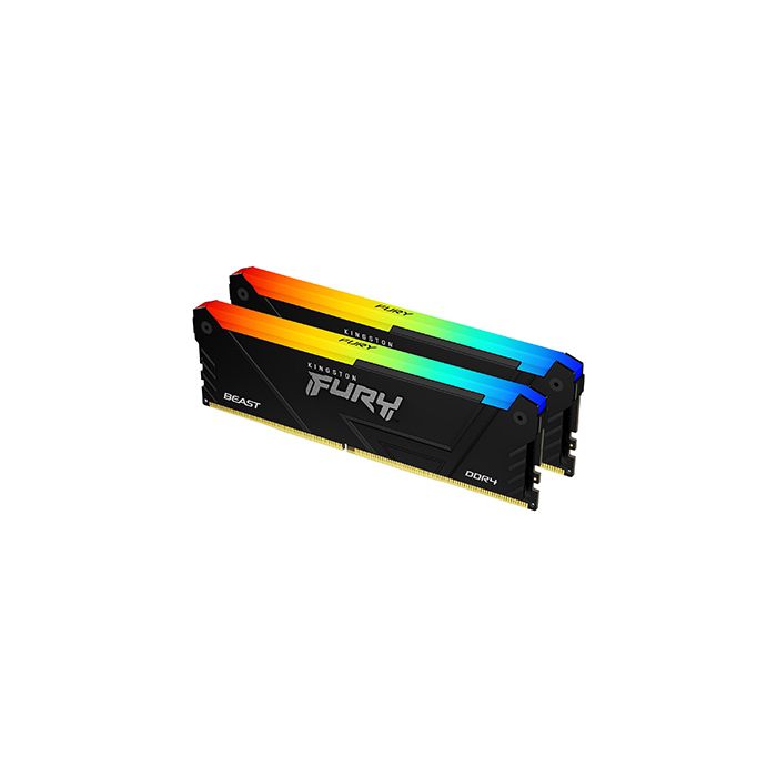 Kingston DDR4 64GB (2x32GB kit) 3200MMT/s Fury Beast RGB (KF432C16BB2AK2/64)