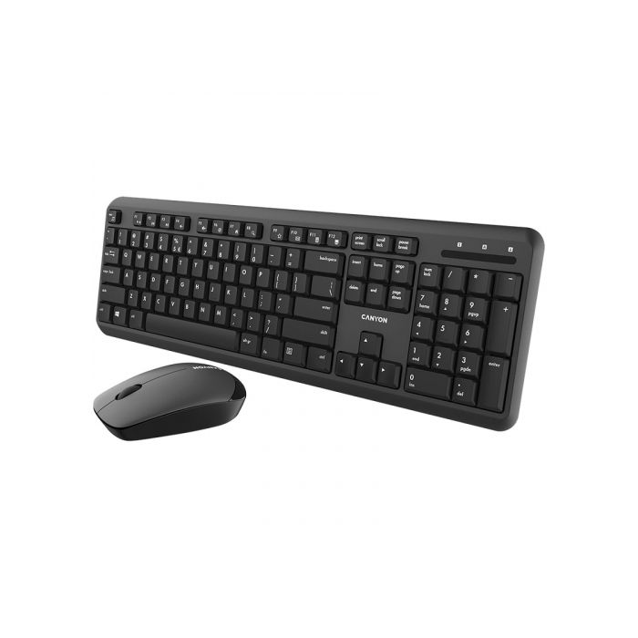 Canyon SET-W20 bežični komplet tastatura+miš crni