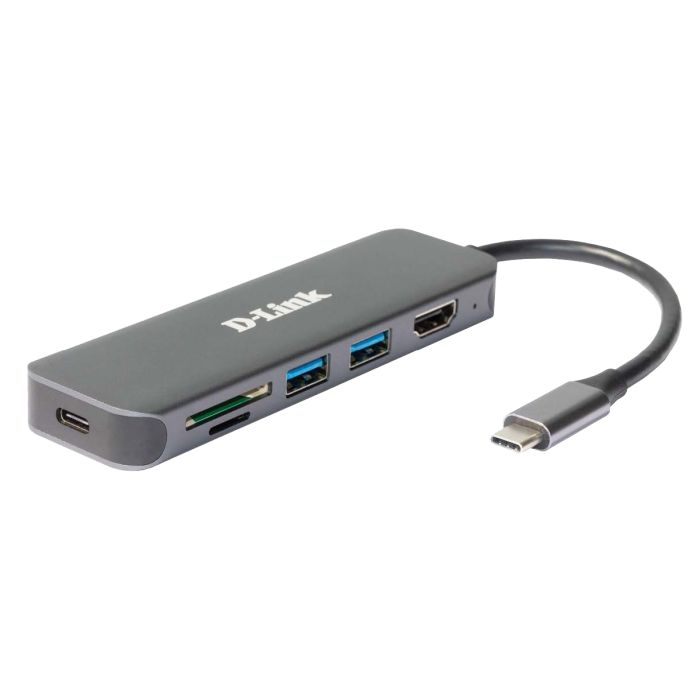 D-Link DUB-2327 USB-C 6u1 USB HUB