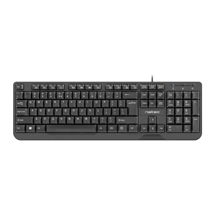 Natec NKL-0967 TROUT Slim US USB tastatura crna