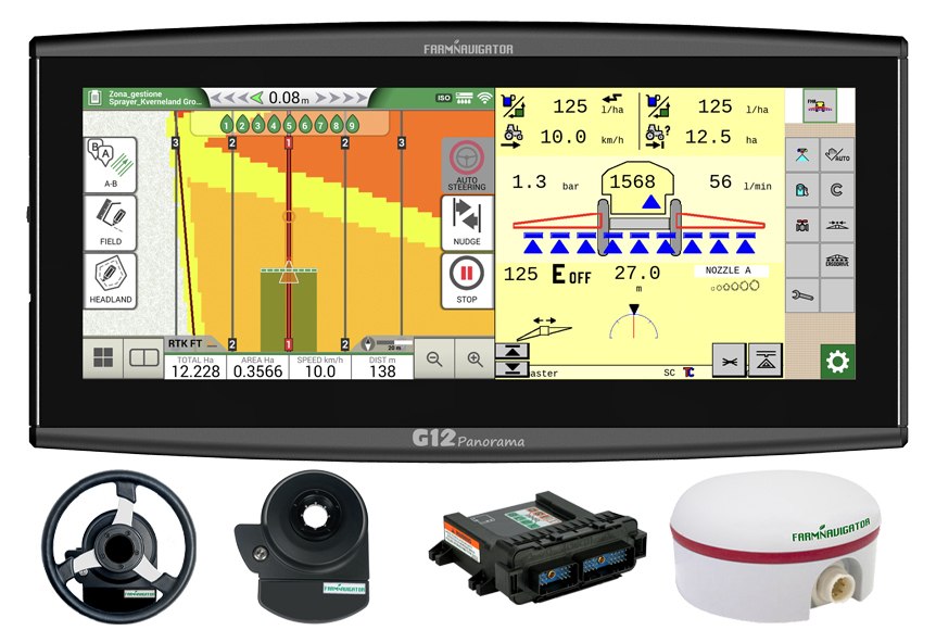 Av Map Farmnavigator G12 ISO Full navigacija sa All-in-one RTK antenom i G5 automatskim navođenjem