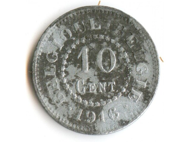 Belgija 10 centimes 1916