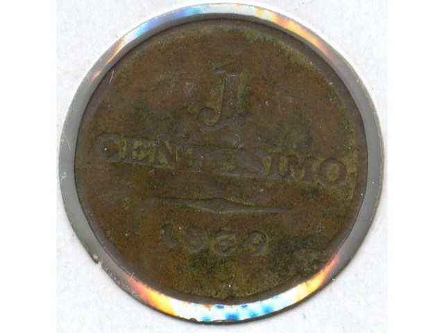 Austrija Lombardija 1 centesimo 1839 v