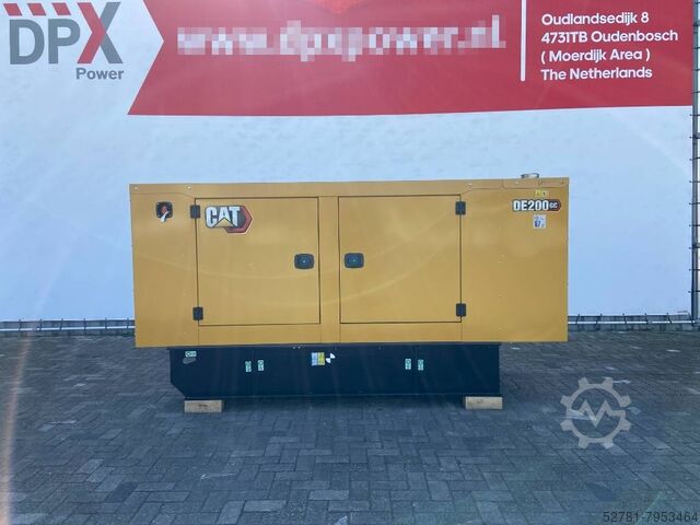 Agregatne
CAT DE200GC - 200 kVA Stand-by Generator - DPX-18211