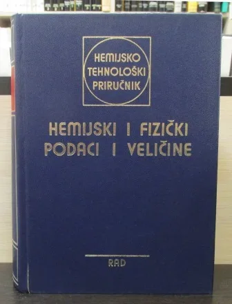 HEMIJSKI I FIZIČKI PODACI I VELIČINE