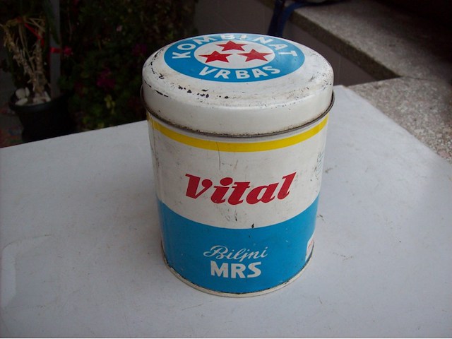 Vital Kombinat Vrbas, stara kutija - Biljni mrs - 1977