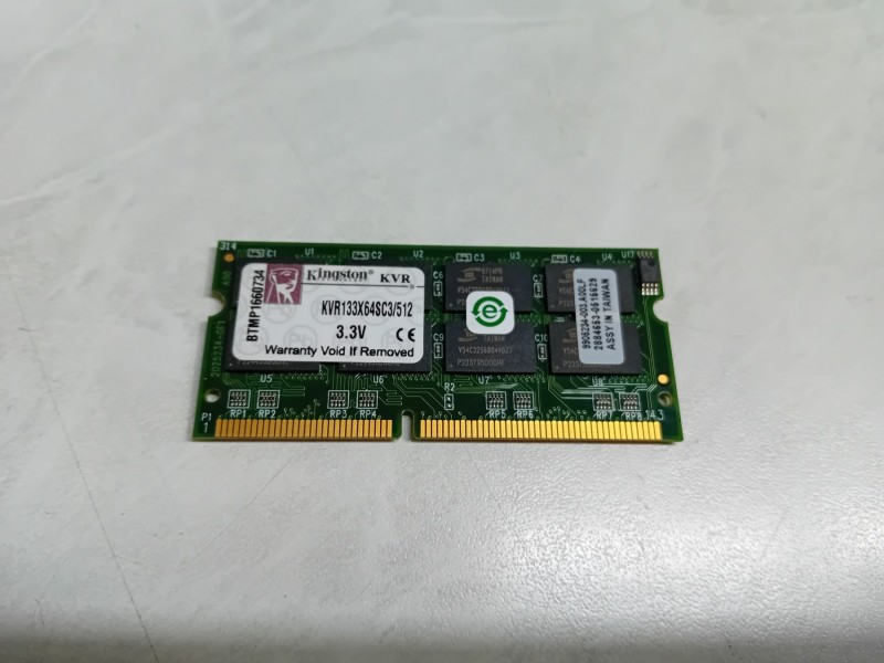 kingston SODIMM SDRAM 512mb pc133 ispravna