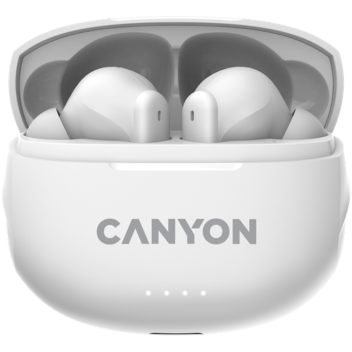 CANYON TWS-8, Bluetooth headset, with microphone, with ENC, BT V5.3 BT V5.3 JL 6976D4, Frequence Response:20Hz-20kHz, battery EarBud 40mAh*2+Charging Case 470mAh, type-C cable length 0.24m, Size: ...