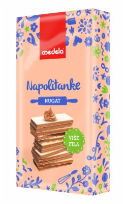 NAPOLITANKE NUGAT MEDELA 400G
NAPOLITANKE NUGAT MEDELA 400G