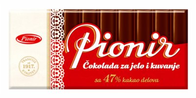 COKOLADA ZA JELO I KUVANJE PIONIR 200G
COKOLADA ZA JELO I KUVANJE PIONIR 200G