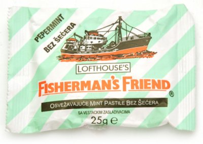 BOMBONE PEPERMINT FISHERMANS 25G
BOMBONE PEPERMINT FISHERMANS 25G