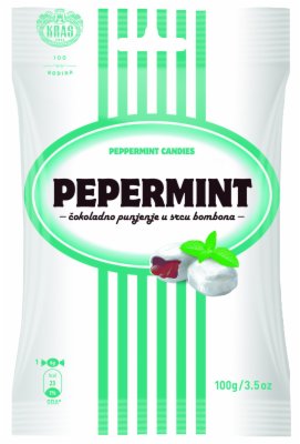 BOMBONE PEPERMINT KRAS 100G
BOMBONE PEPERMINT KRAS 100G