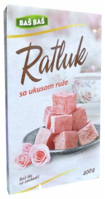 RATLUK SA UKUSOM RUZE BAS BAS 400G
RATLUK SA UKUSOM RUZE BAS BAS 400G