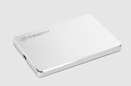 Transcend - External HDD 2TB Slim form factor, M3S, USB 3.1, 2.5, Anti-shock system, Backup software, 185g, Iron gray (Slim)