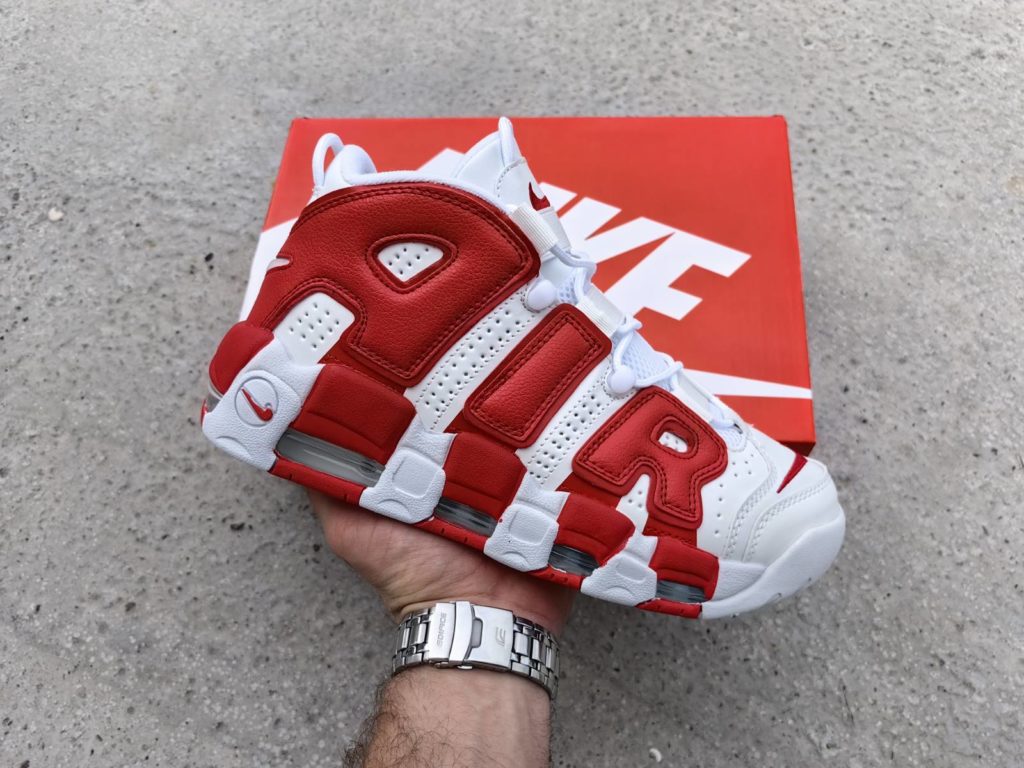 Nike Air More UpTempo White Red