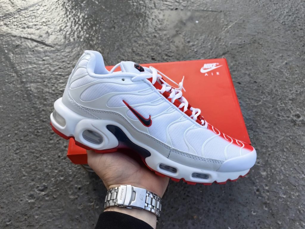 Nike Air Max Plus TN White University Red