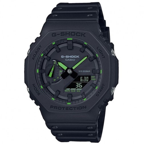 MUŠKI CASIO G SHOCK CRNI SPORTSKI RUČNI SAT SA CRNIM SILIKONSKIM KAIŠEM