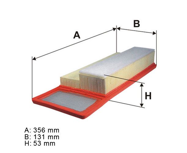 Filter vazduha QWP WAF1698 - AP078/1 - MA3071