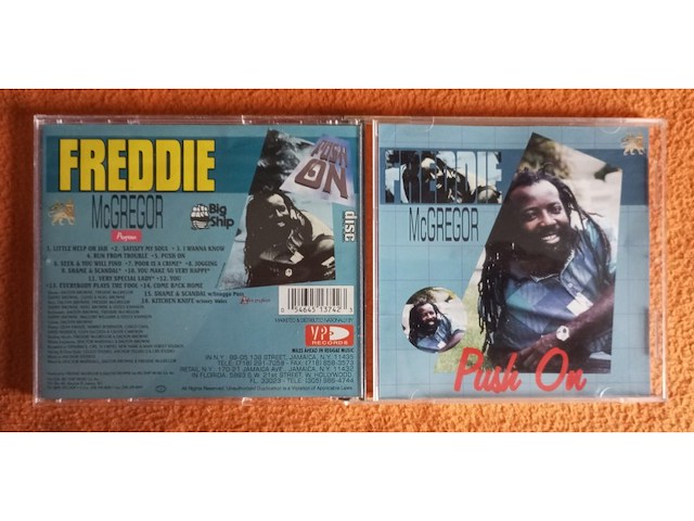 FREDDIE McGREGOR - Push On (CD) Made in USA