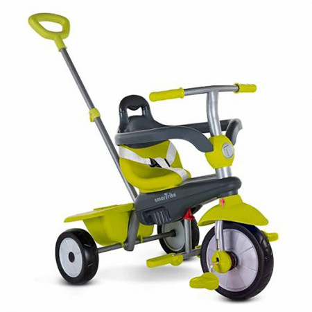 Tricikl za decu sa ručkom za guranje Smart Trike Breeze 15-36m zeleno-sivi