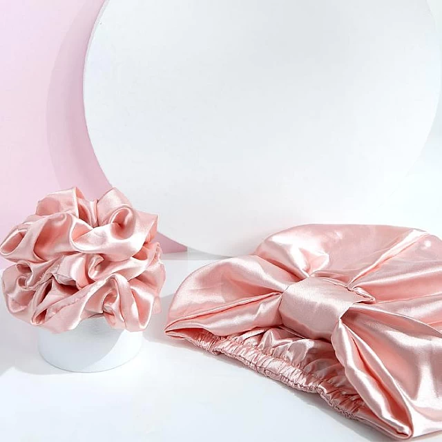 Set satenski turban i gumica za podmlađivanje kose Brushworks