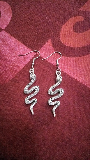 Snižene Nove zmija efektne minđuše -snake earings