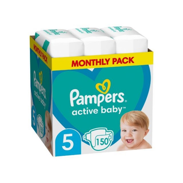 PAMPERS 5 pelene, 150kom MESEČNO PAKOVANJE