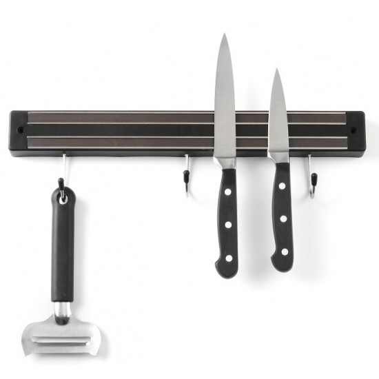 Magnetni držač noževa sa kukicama 34cm