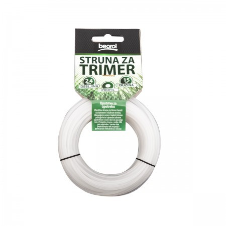 Struna za trimer okrugla fi2.4mm x 15m Beorol ( STO2415 )