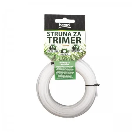 Struna za trimer okrugla fi1.6mm x 15m Beorol ( STO1615 )