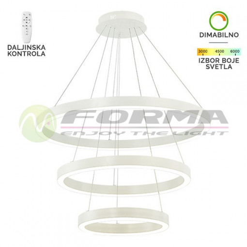 LED visilica F2048-130V WH