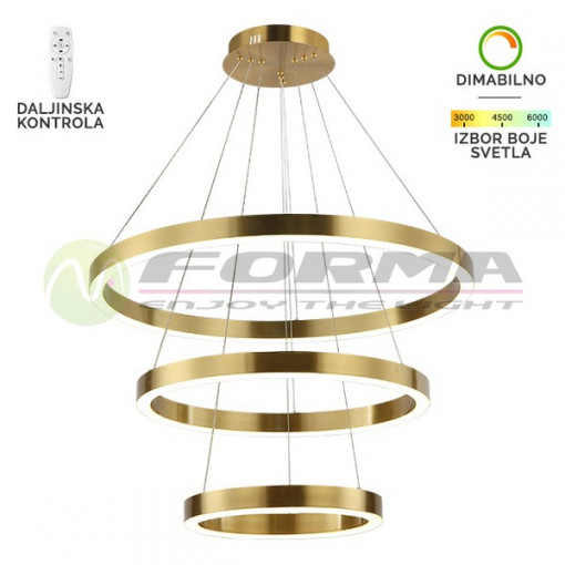 LED visilica F2048-130V SG