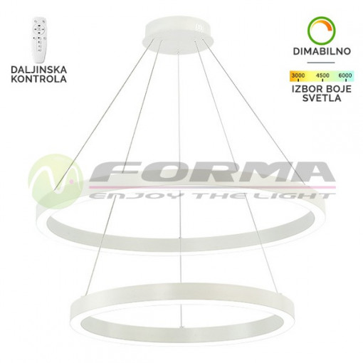 LED visilica F2048-100V WH