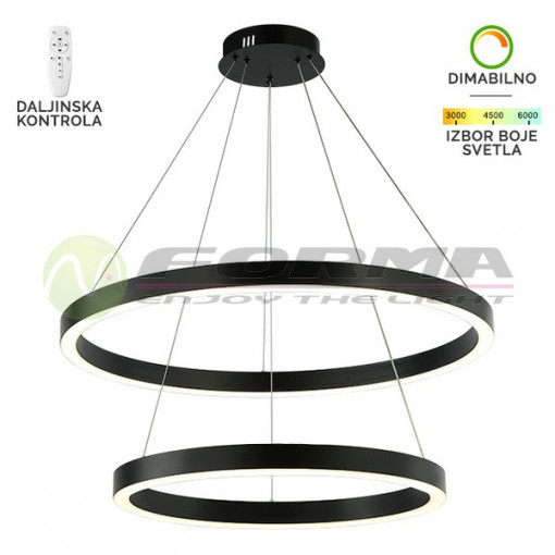 LED visilica F2048-100V BK