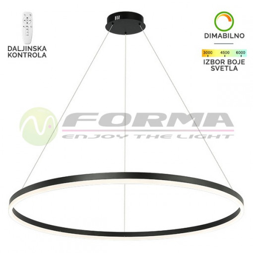 LED visilica F2047-70V BK