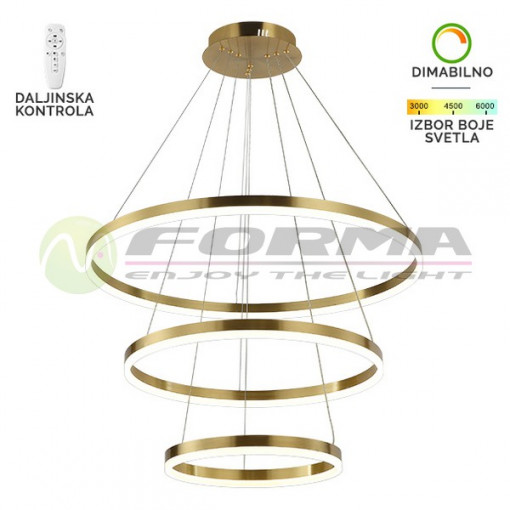 LED visilica F2047-130V SG