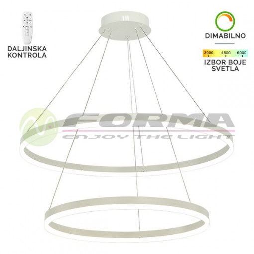 LED visilica F2047-100V WH