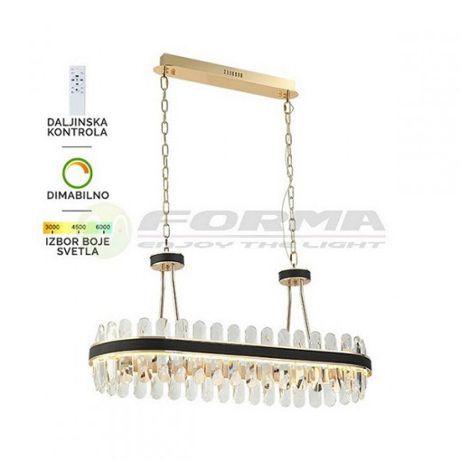 LED visilica KP4003-100V BK+GD